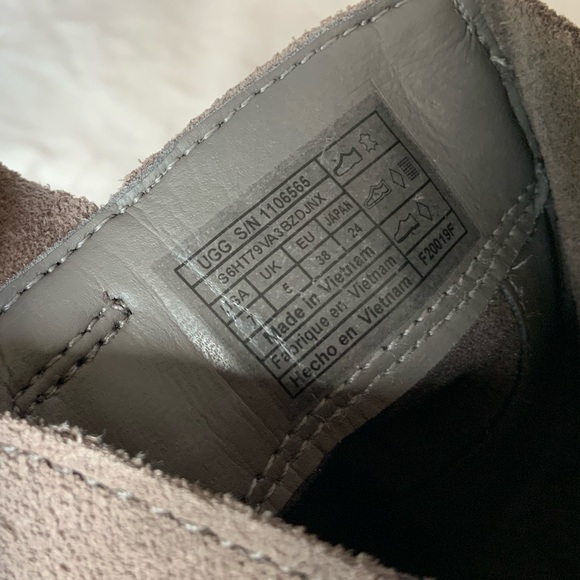 UGG | Shoes | Ugg Fern Waterproof Leather Bootie | Poshmark